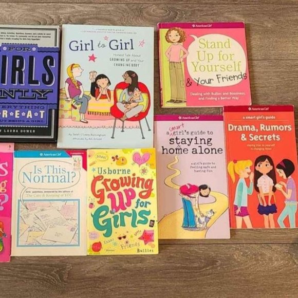 Toys | 8 Girls Preteen Books Usborne Growing Up A Smart Girls Guide ...